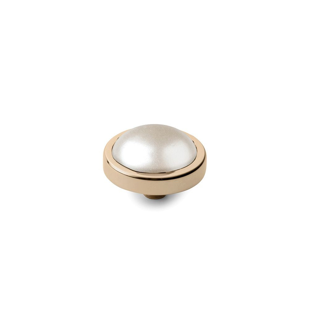 QUDO INTERCHANGEABLE CANINO TOP 9MM - CREAM EUROPEAN CRYSTAL PEARL - G ...